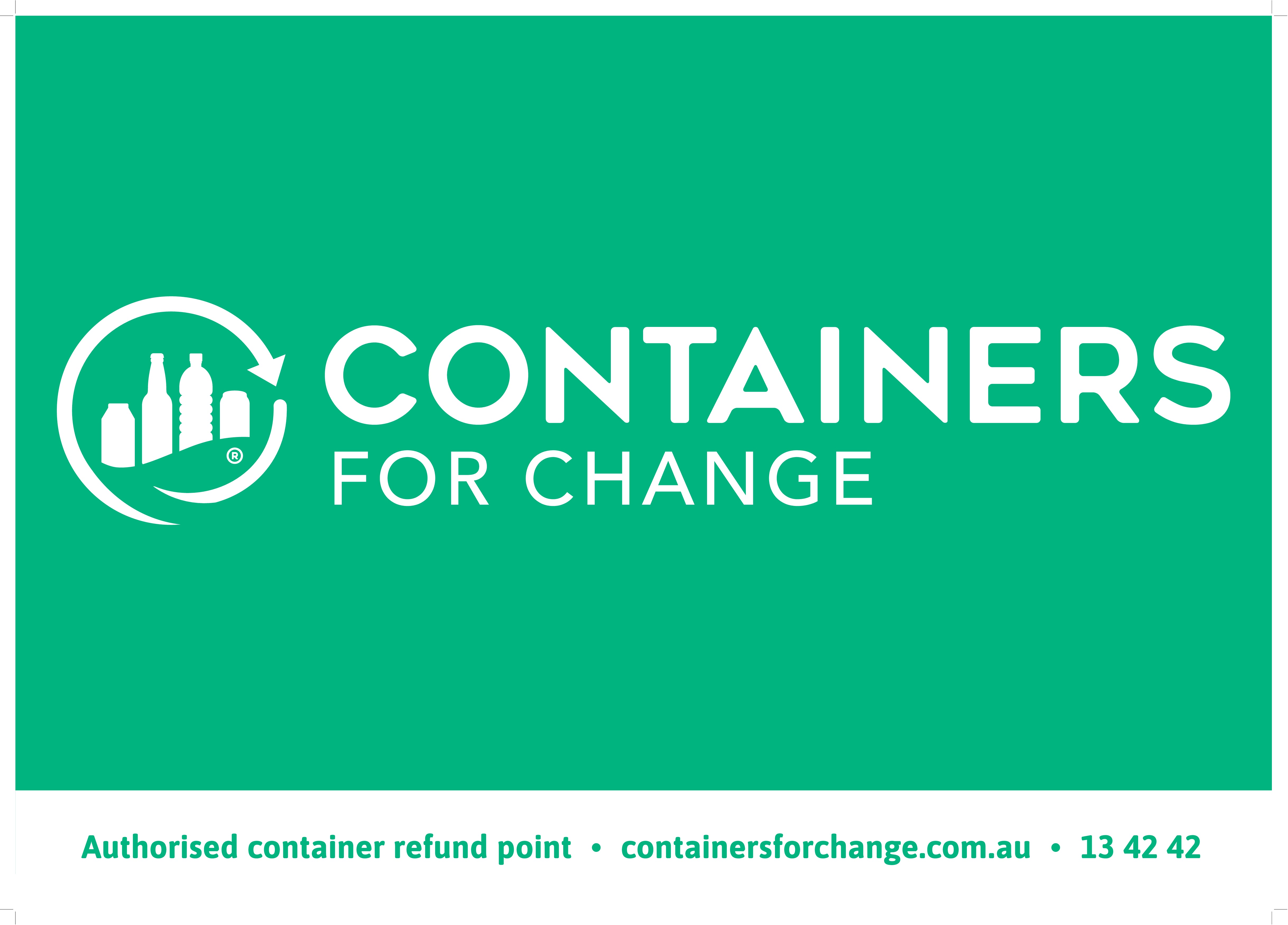 CFC Stickers - Bag Drops / RVMs – Containers for Change Online Store